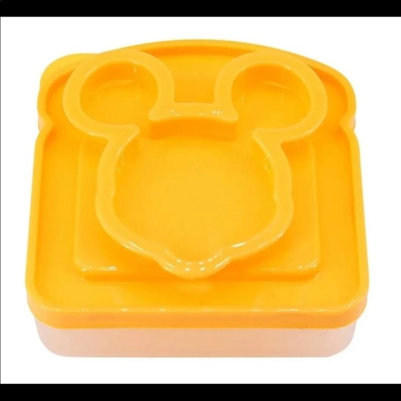 Disney | Kitchen | Disney Mickey Sandwich Cutter With Sandwich Case Set ...